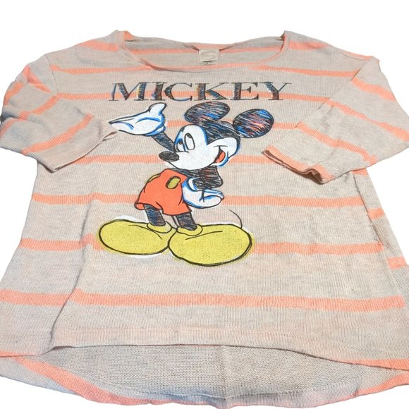 Disney | Sweaters | Vintage Womans Medium Disney Mickey Mouse 3 Quarter ...